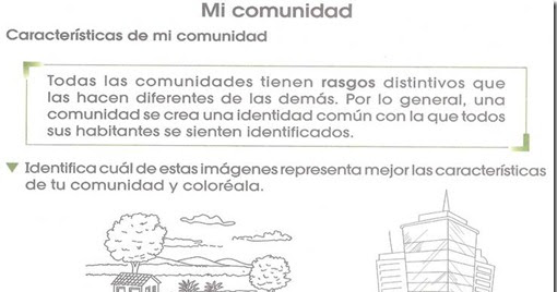 Ejercicios de Primaria: Mi comunidad – tareas de primaria